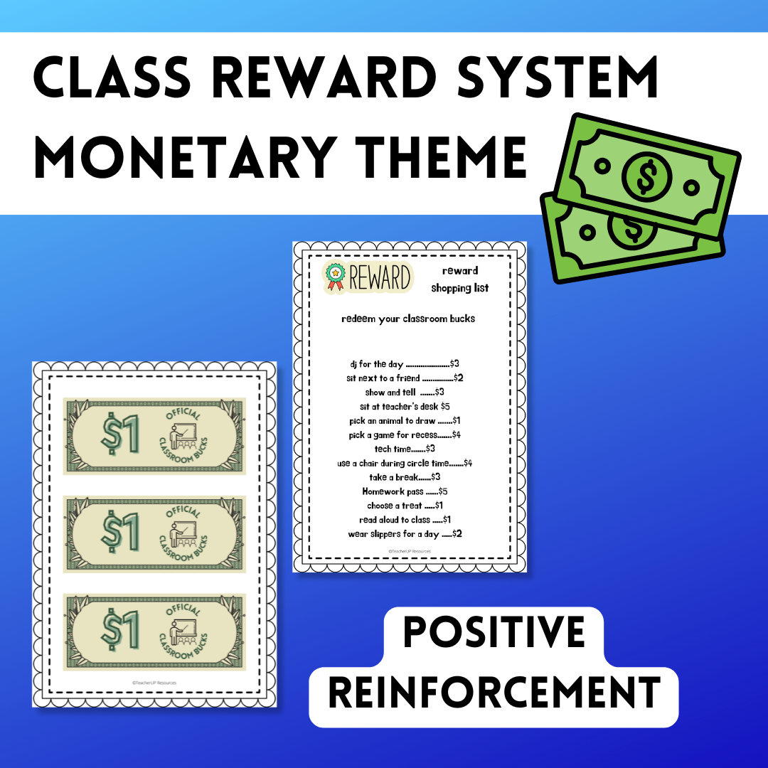 Class Rewards System : Monetary Theme – Nuggets of Wisdom