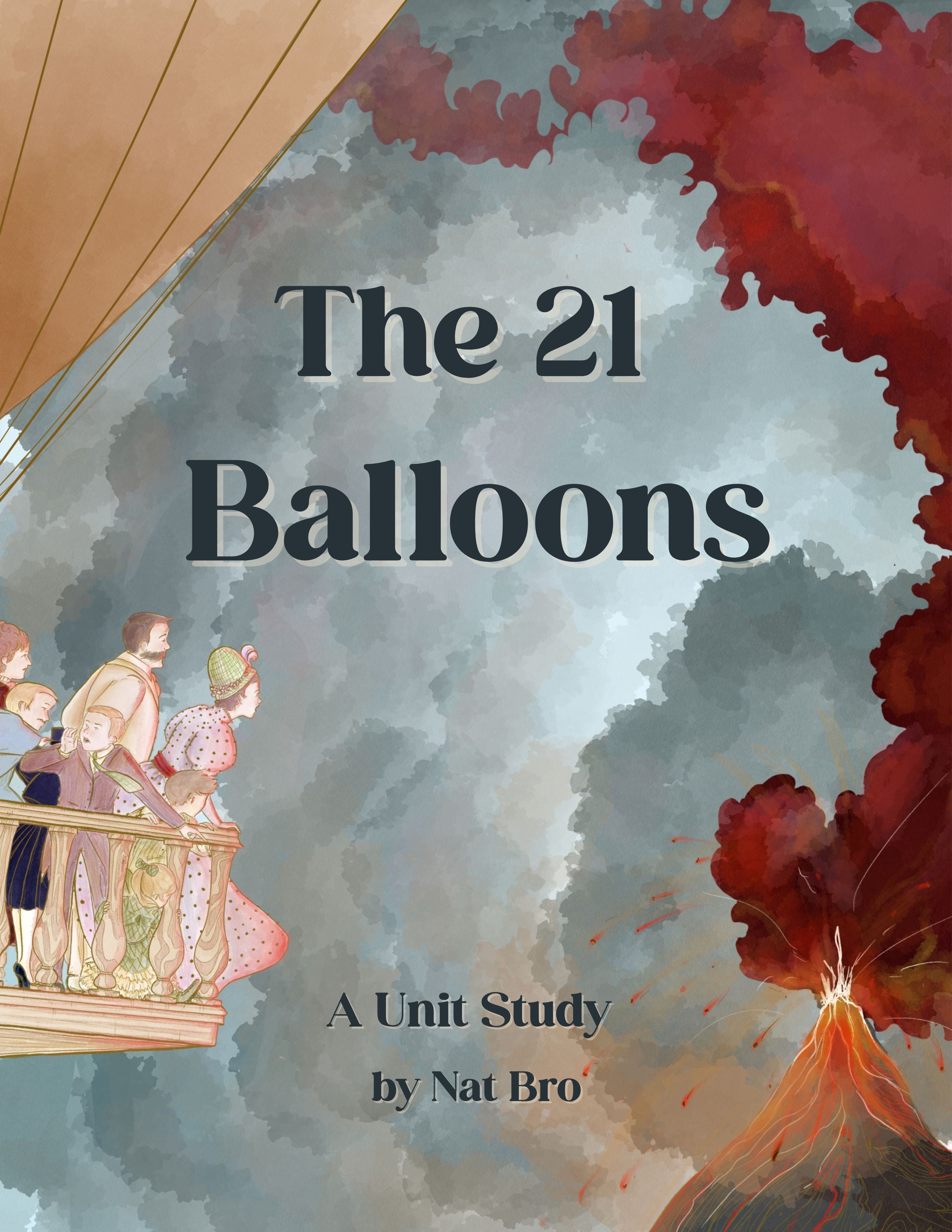 The Twenty-One Balloons Novel Study | Complete Unit Study | Worksheets ...