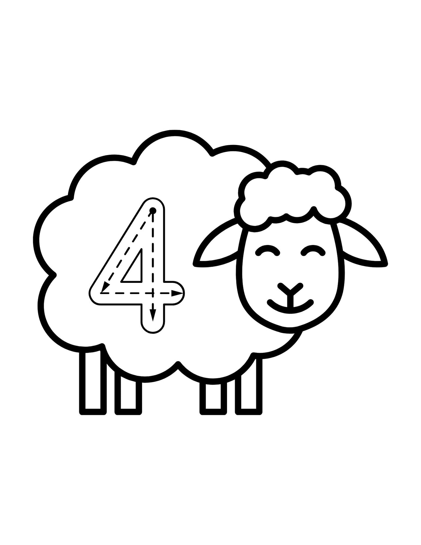 Sheep Alphabet and Number Tracing – Nuggets of Wisdom
