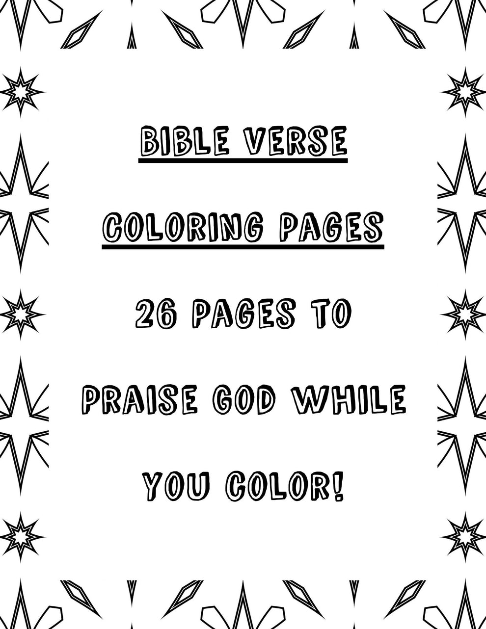 ESV Bible Verse Coloring Pages: 26 Pages to Color – Nuggets of Wisdom