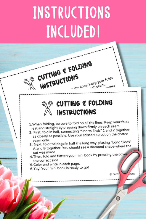 Foldable Mother's Day Mini Book Craft – Nuggets of Wisdom
