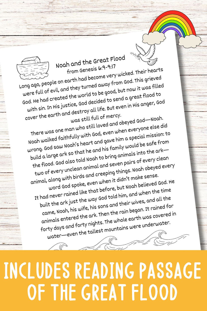 God's Rainbow Promise Activity Bundle – Nuggets of Wisdom