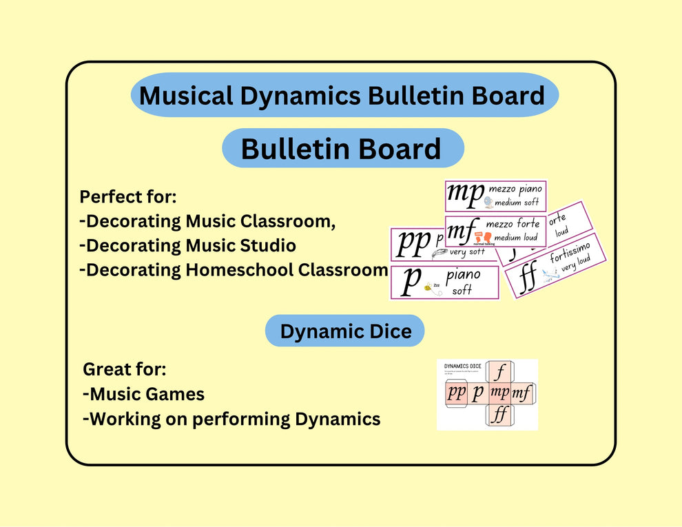 Musical Dynamics Bulletin Board Set – Nuggets of Wisdom