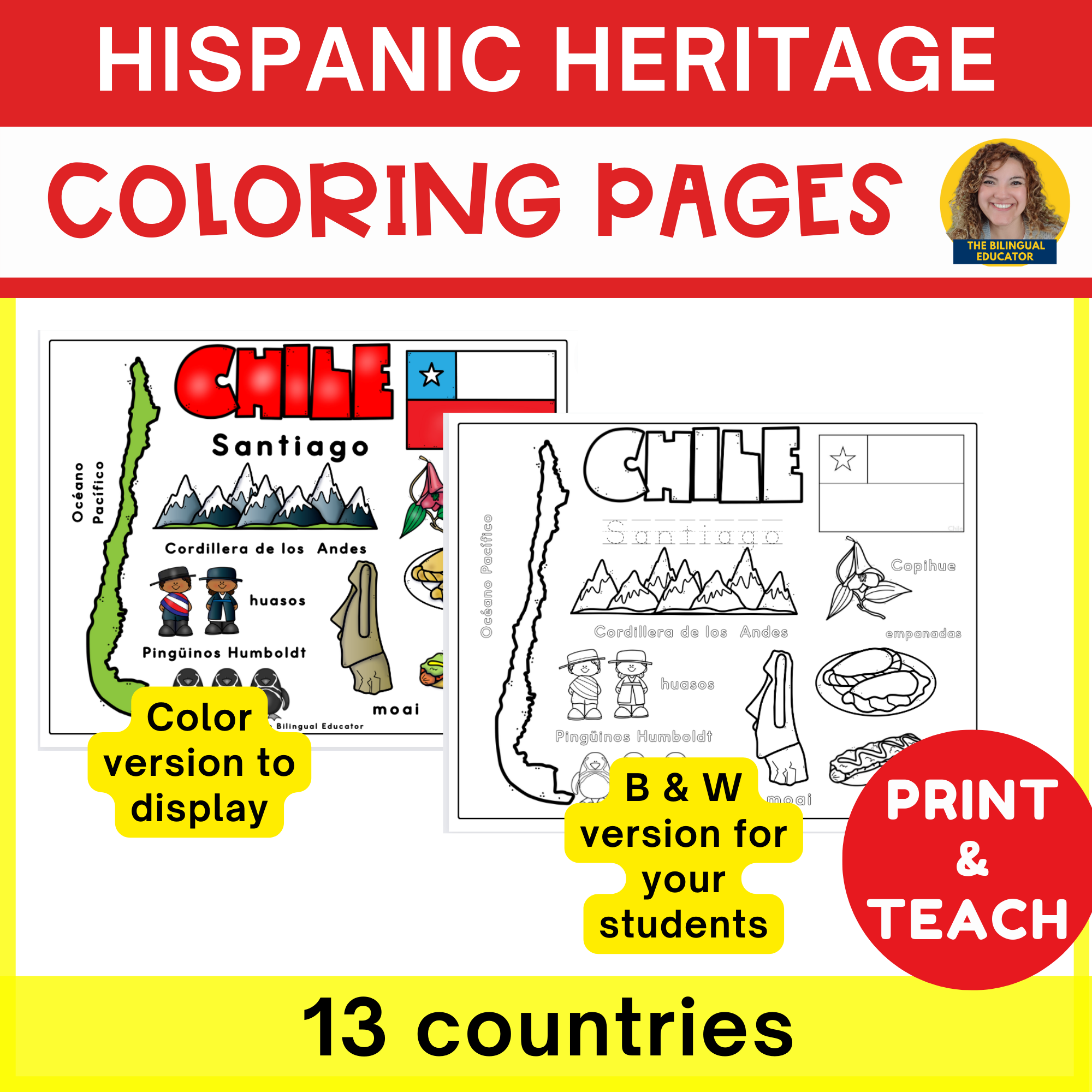 Learn about Latin America with Coloring Sheets – Nuggets of Wisdom