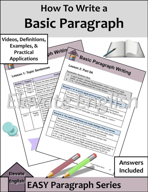 How to Write a Basic Paragraph – Nuggets of Wisdom
