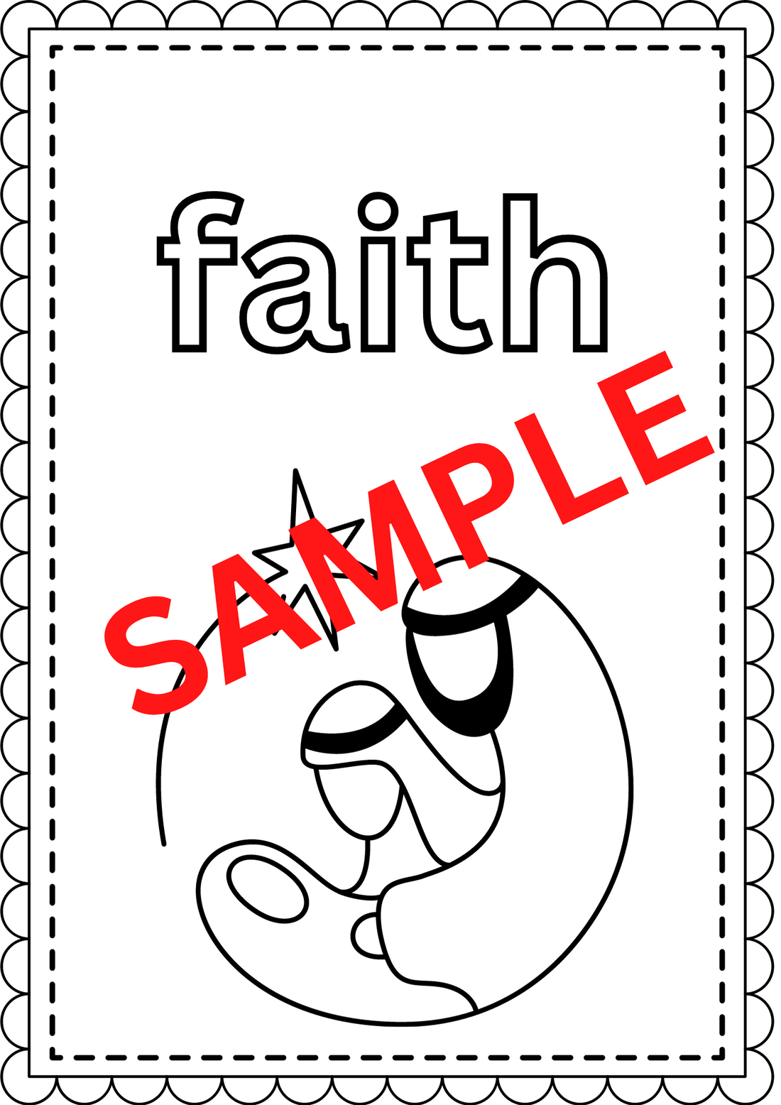 Christmas Themed Coloring Pages – Nuggets of Wisdom