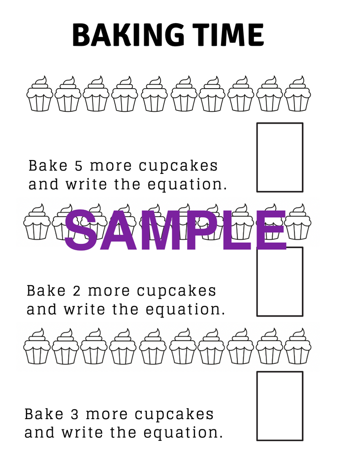 1st Grade Planets & Cupcakes Math Workbook! (6-pages) – Nuggets of Wisdom