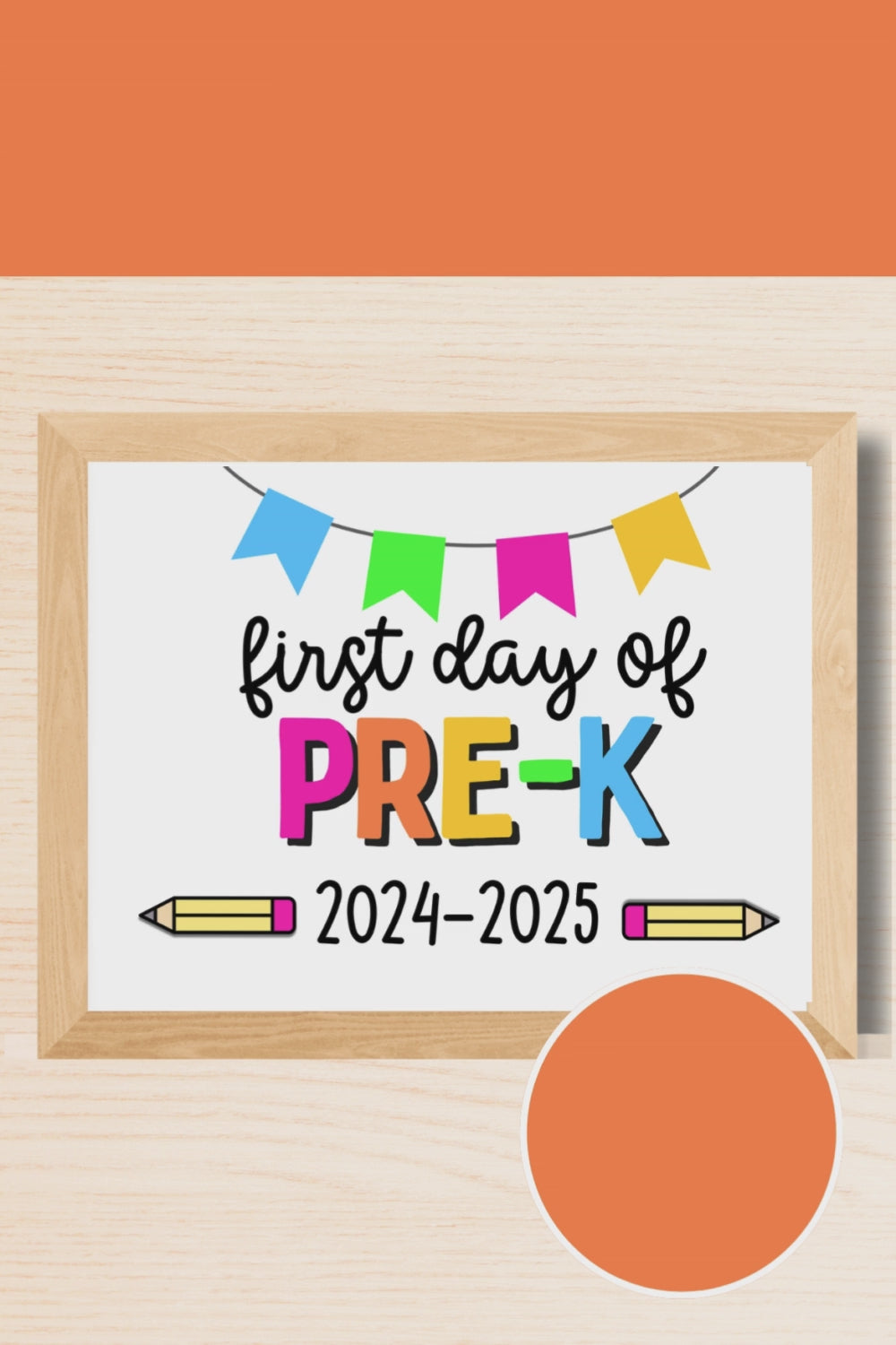 First Day of Pre-K Sign Bundle – Nuggets of Wisdom