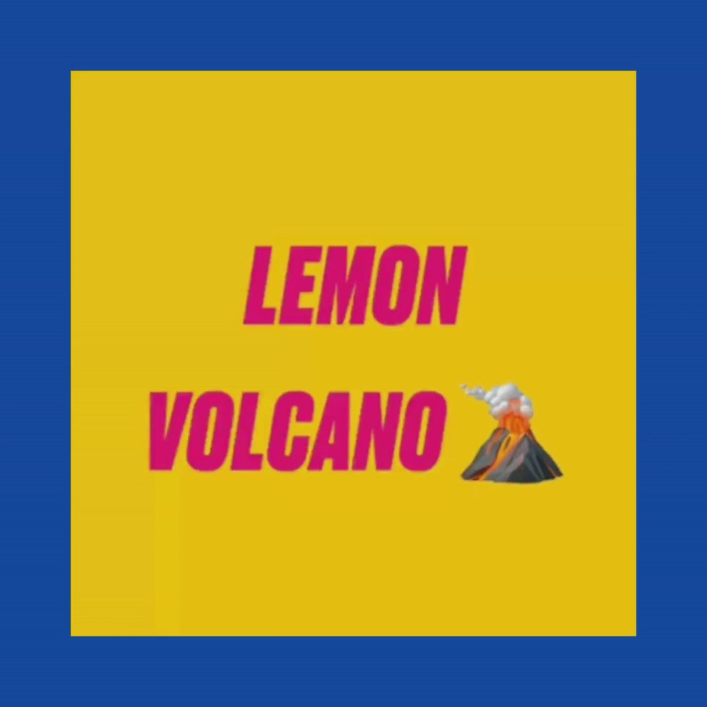 Lemon Volcano Science Experiment Journal & Step-By-Step Instructions ...