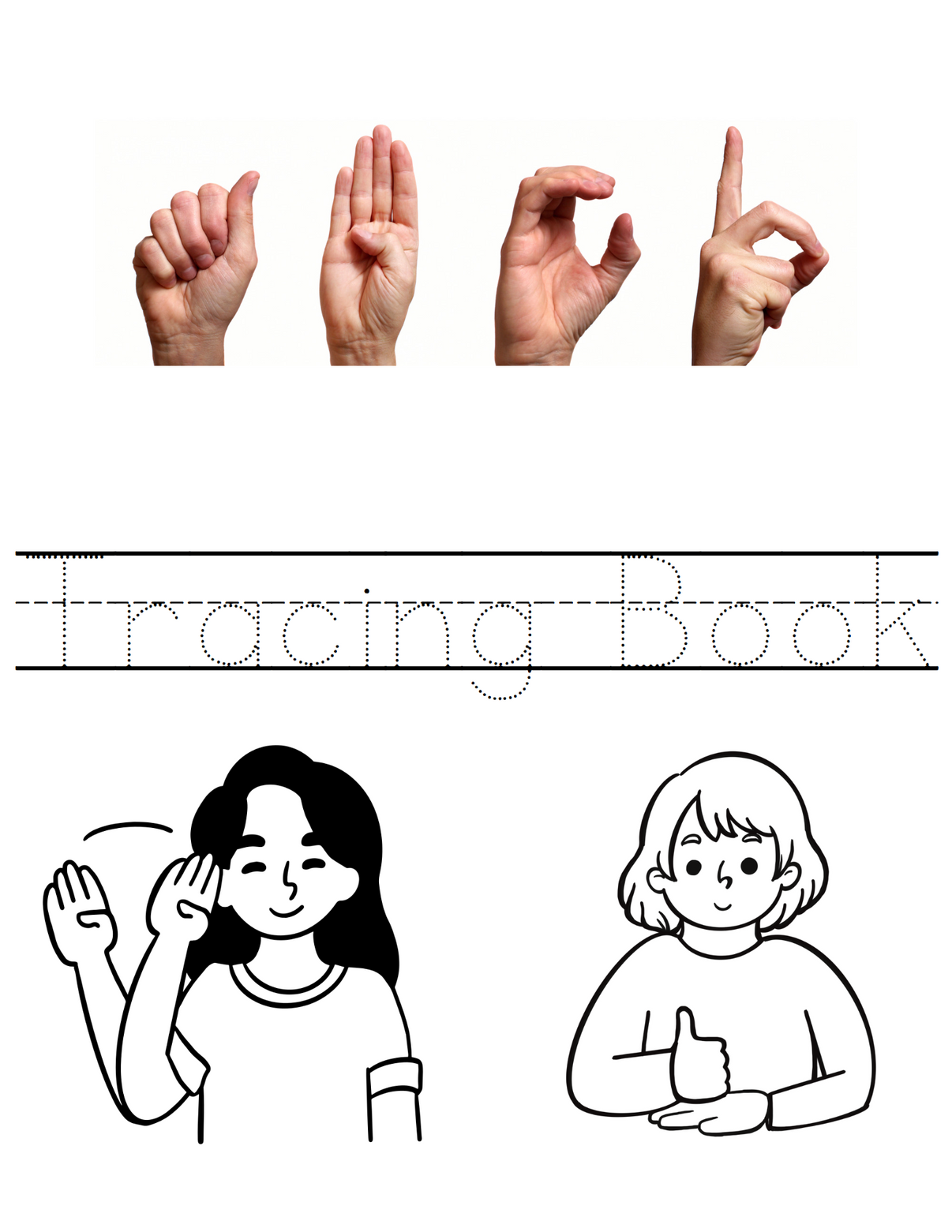 ASL ABC Alphabet Tracing Book – Nuggets of Wisdom